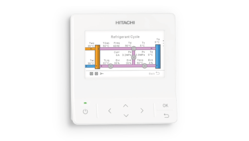 Contrôleur LCD PC-ARFH2E pour les pompes à chaleur Yutaki | Hitachi France