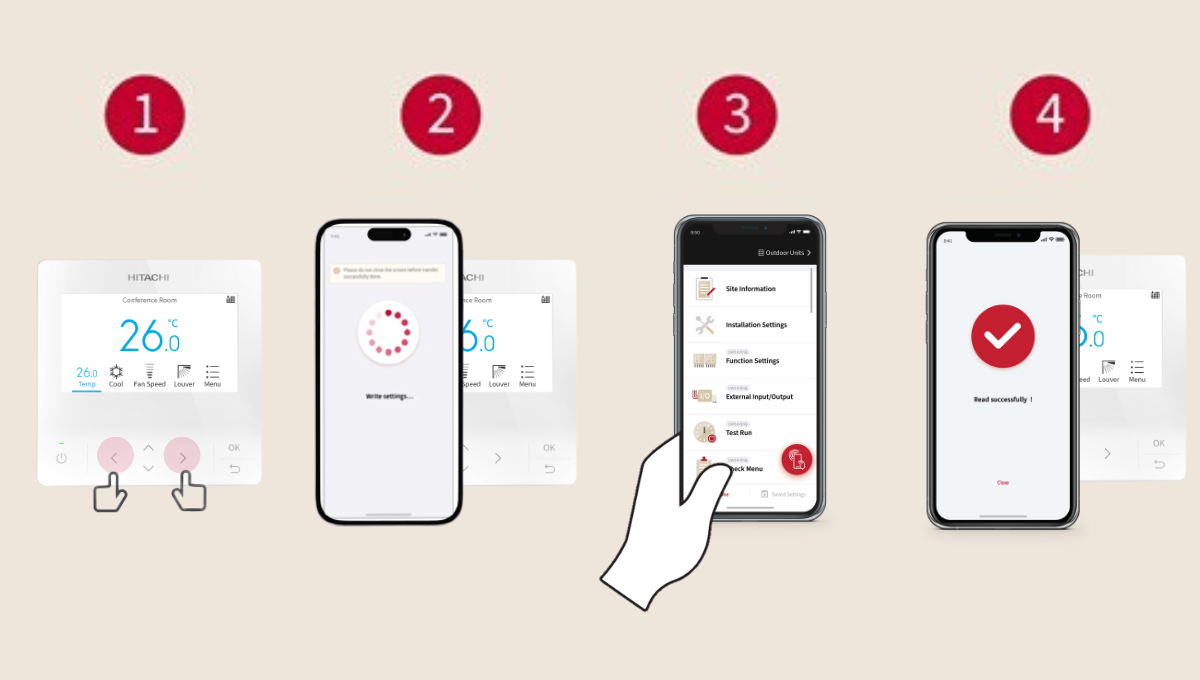 airCloud Tap : application d'aide à la mise en service et maintenance