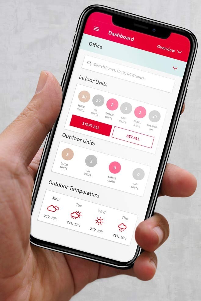 Application airCloud PRO | Hitachi France