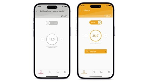 CSNET Home : Application pour piloter sa pompe à chaleur à distance