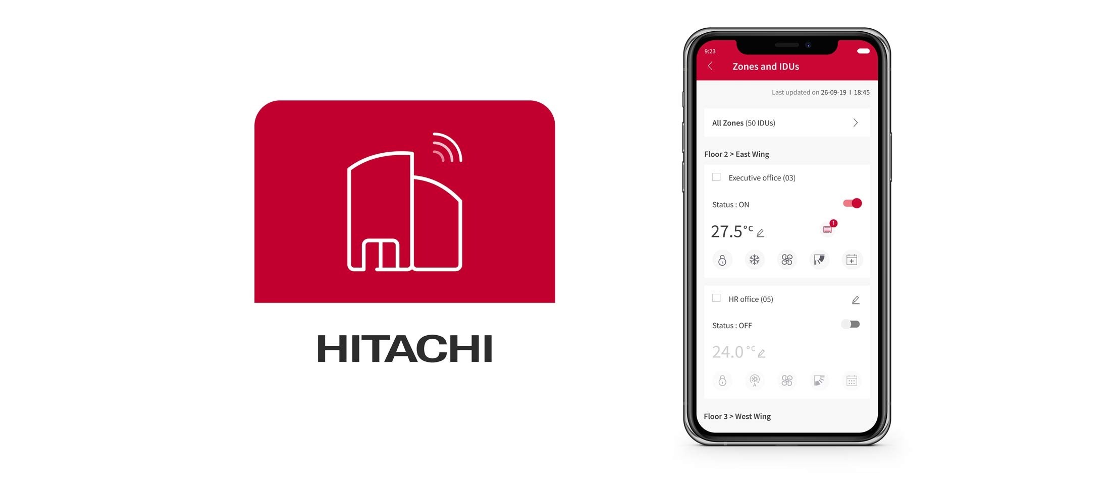 Application airCloud PRO | Hitachi France